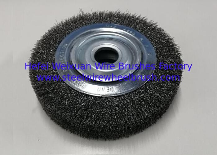 8" High Density Steel Wire Wheel Brush 120mm Middle Plate 25.4mm Inner Hole