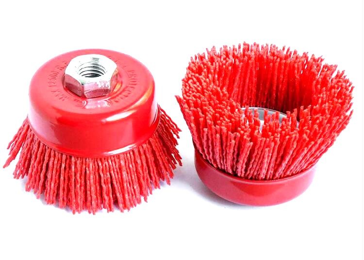 Deburring Industrial Radial Nylox Abrasive Nylox Cup Brush 100mm Outer ...