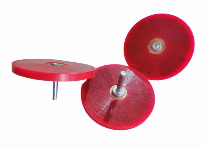 75MM Encapsulated Wire Wheel Brush with 6mm Shank for Rust Removal