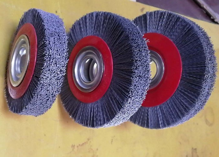 Deburring Gear Circular Abrasive Nylon Wheel Brush 6 Inch OD 90 Mm ...