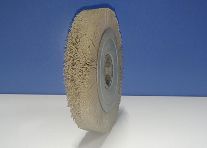 Precision Gear Deburring Brush Wheel , Aluminium Oxide Filament Wheel ...