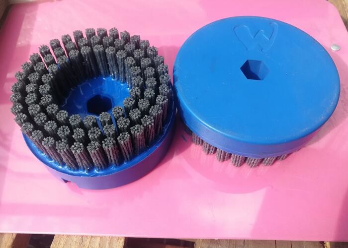 High Precision CNC Deburring Brushes Composite Filament Cup Brush 80MM OD