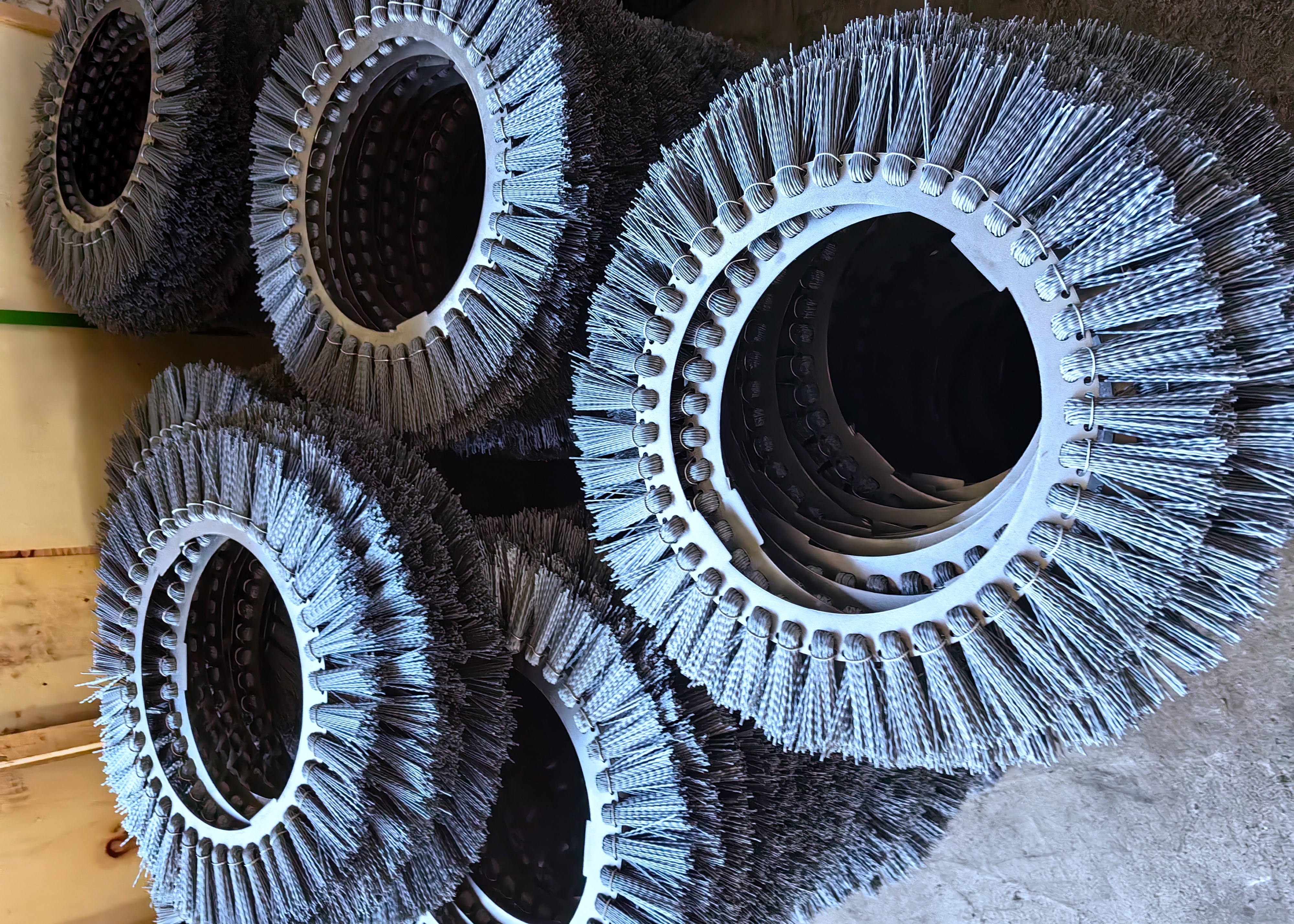 Sheet Metal Washing Machine Abrasive Nylon Wire Wheel Brushes for Cleaning