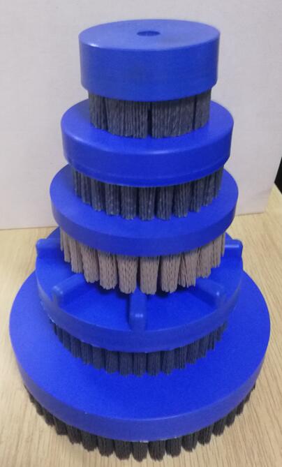 Surface Finish CNC Deburring Brushes / Nylon Cup Brush 1.0 Mm Bristle Dia