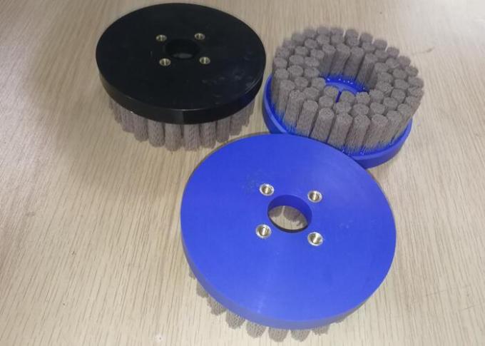 Disc Abrasive Polishing CNC Deburring Brushes With Aluminum Oxide Bristle