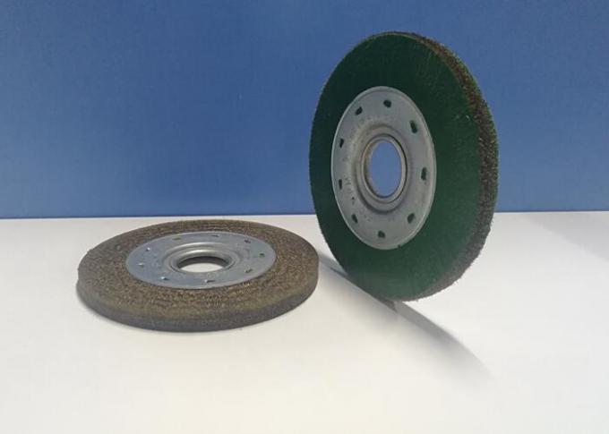 SS304 Material Encapsulated Wire Wheel Brush / Encapsulated Crimped ...