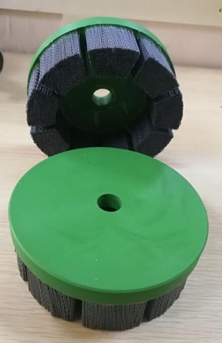 Engineered Custom CNC Deburring Brushes , Ceramic Disc Abrasive ...