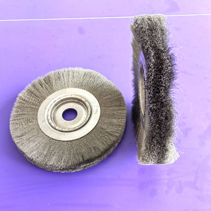 300mm OD Industrial Stainless steel Cylindrical Wire Brush Roller for ...