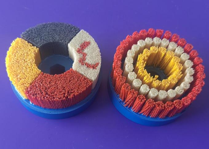 Engineered Custom CNC Deburring Brushes , Ceramic Disc Metal Processing ...